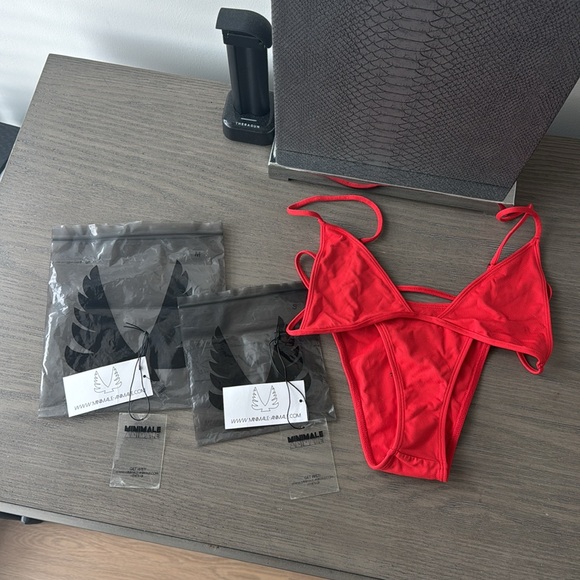 Minimale Animale | Swim | Minimale Animale Cherry Bomb Red Bikini ...